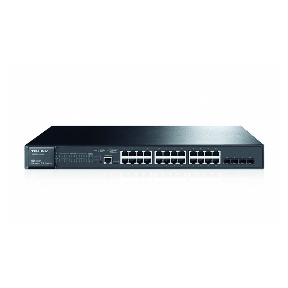 Shop Fiber | Switch TP-LINK 24P T2600G-28MPS TL-SG3428MP 4SFP POE